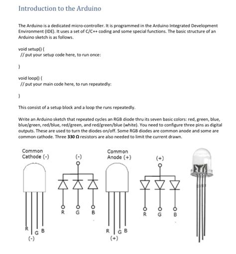 Solved Introduction To The Arduino The Arduino Is A Chegg