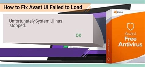 Avast Ui Failed To Load Error Get Basic Troubleshooting Steps