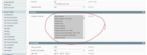 Magento Currency Option Not Showing Stack Overflow