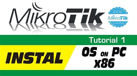 MikroTik Tutorial How To Install MikroTik Router OS On PC X YouTube