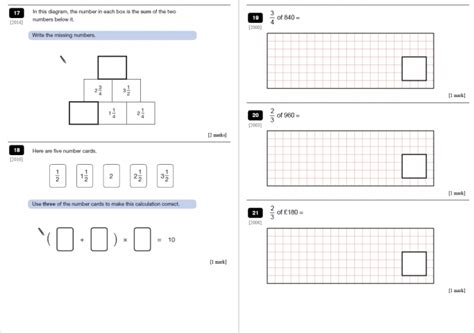 Fractions Arithmetic Sats Style Questions For Ks2 Maths Teachwire Teaching Resource