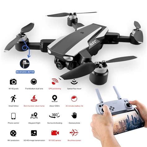 S105 Gps 위치 브러시리스 원격 제어 무인 항공기 사진 Quadcopter 사양 4k 1 배터리