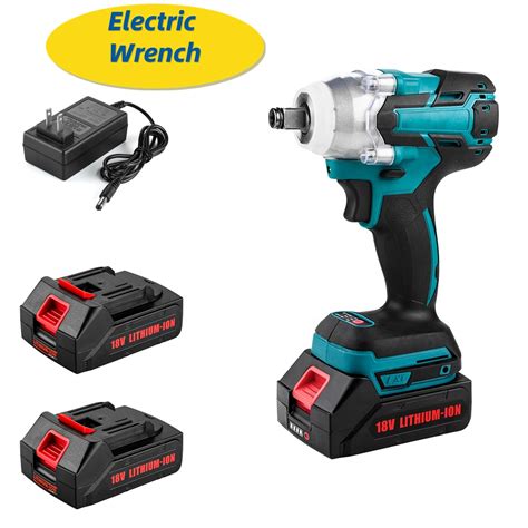 18v 2 In 1 브러시리스 무선 전기 임팩트 렌치 12 인치 전동 공구 15000amh 리튬 배터리 Led 조명 마키타