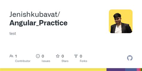 Github Jenishkubavatangularpractice Test
