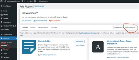 How To Add Plugin Igorjovanoviccom