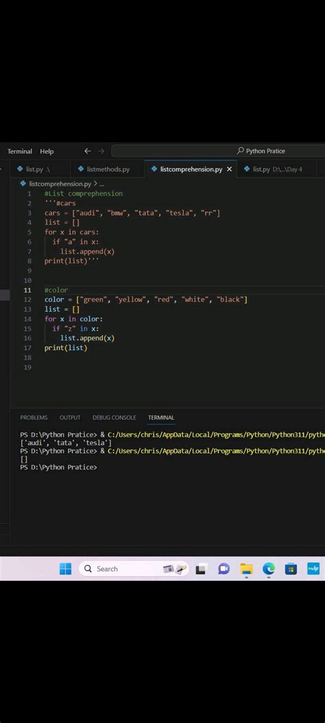 Thati Thati Purushotham On Linkedin Task 10 Practice List And List