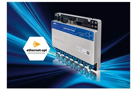 Process And Control Today Softing Industrial Presents Ethernet Apl Field Switch At Achema