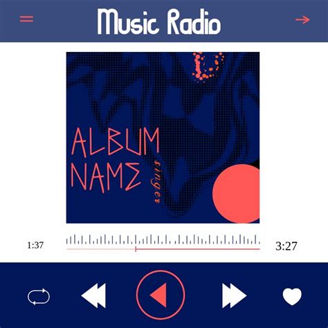Edit Sleek Music Program Interface On A Mobile Phone Template For Your Design Online Pngtree