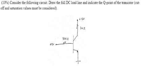 Solved Consider The Following Circuit Draw The Full Chegg