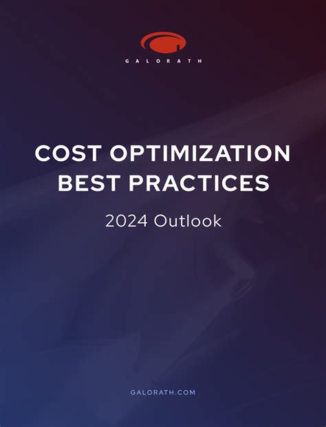 Cost Optimization Best Practices Master Intelligent Spending With Galoraths Guide