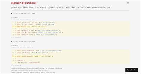 Angular Codesandbox