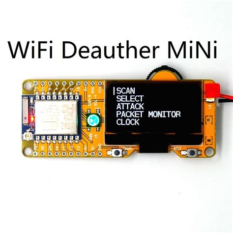 Wifi Deauther Mini Wifi Attaqueessai Esp8266 Open Source Development