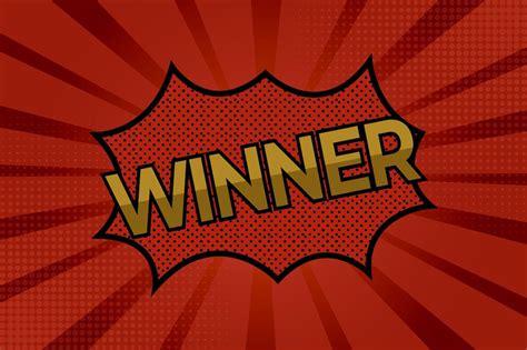 Premium Vector Abstract Creative Concept Vector Design Layout With Text Winner