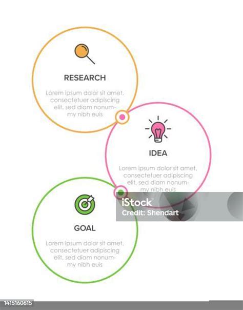아이콘과 3 옵션 또는 단계가있는 수직 인포 그래픽 디자인 얇은 선 인포 그래픽 비즈니스 개념 정보 그래픽 순서도 프리젠 테이션 모바일 웹 사이트 인쇄물에 사용할 수