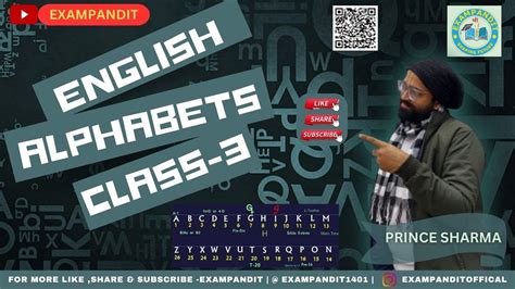 English Alphabets Class 3 Exampandit Exampandit1401 Youtube