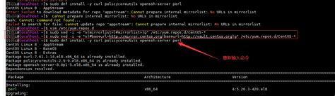 centos 8 cannot prepare internal mirrorlist no urls in mirrorlist