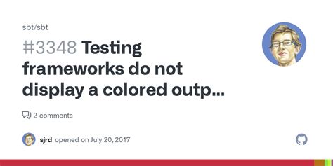 testing frameworks do not display a colored output in sbt 1 0 0 rc2