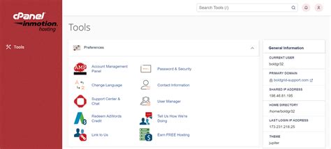 Cpanel Your Hosting Accounts Control Panel