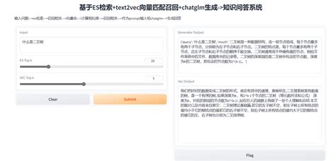 Github Igangaoestext2vecchatglmqa 基于chatglm实现的知识问答系统，本地知识库经过es