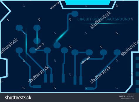 Circuit Board Design Background Vector Illustration Stock Vector Royalty Free 1503716015