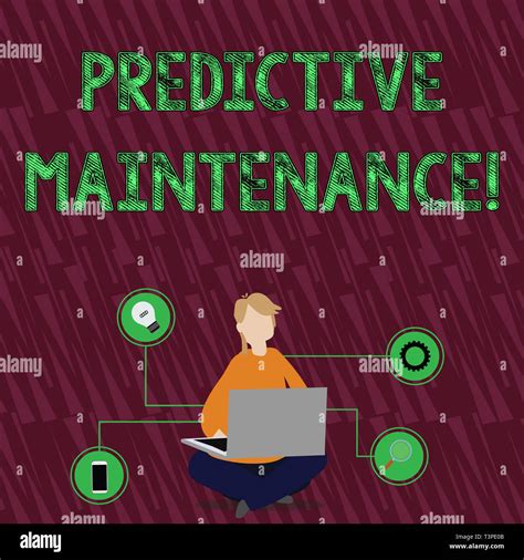 Handwriting Text Predictive Maintenance Conceptual Photo Maintenance Strategy Driven By