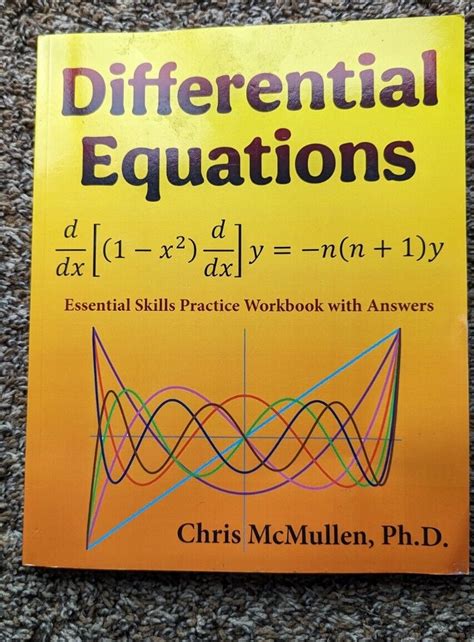 Differential Equations Essential Skills Practice Workbook Wanswers Mcmullen B8 9781941691397 Ebay