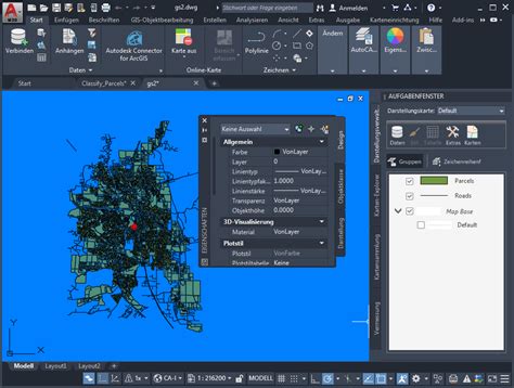 Lektion 2 Kurzübersicht über Autocad Map 3d Toolset