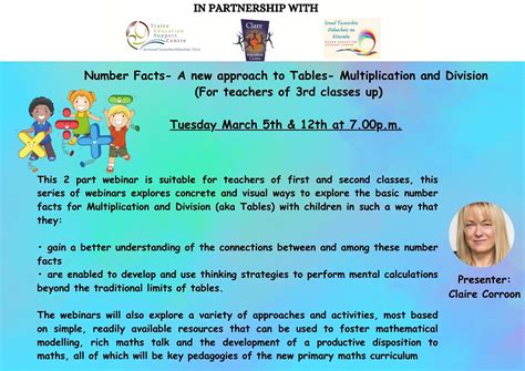 sp24 029 number facts a new approach to tables multiplication and