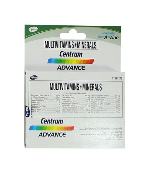 Centrum Advance Tablet 8Pcs | Rose Pharmacy