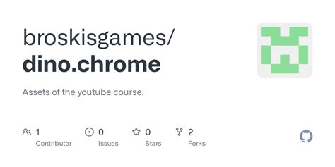 Github Broskisgames Dino Chrome Assets Of The Youtube Course