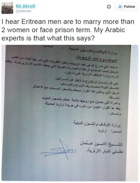 The Polygamy Hoax That Spread From Iraq To Eritrea BBC Assenna Com