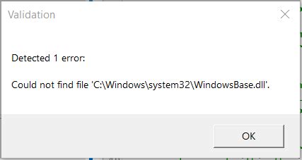 Could Not Find WindowsBase Dll When Validating Automation Script DataMiner Dojo