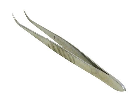 Curved Tip Forceps For Dissection