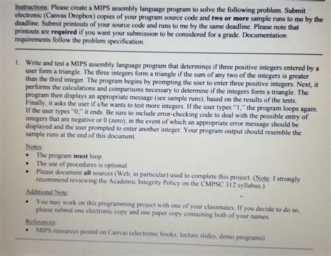 solved write and test a mips assembly language program that