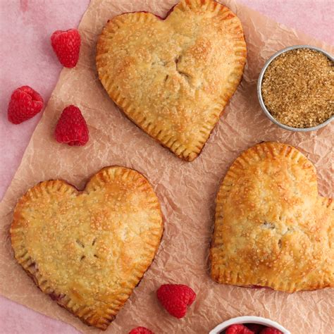 Raspberry Heart Hand Pies Marisa Bakes