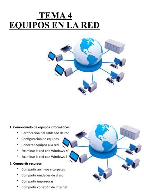 Tema 4 Equipos En La Red Pdf Red De Computadoras Protocolos De Internet