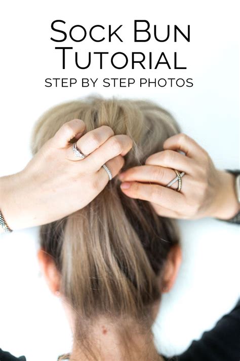Sock Bun Tutorial W Step By Step Photos Luci S Morsels