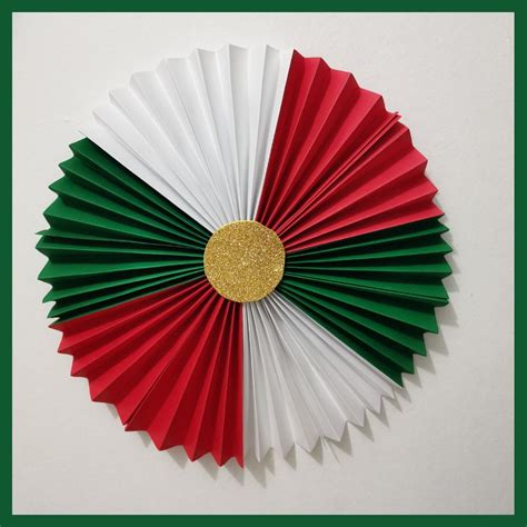 Rosetones tricolor Decoraciones patrióticas Adornos para fiestas