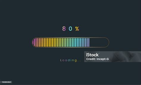 80 무지개 다운로드 바 로딩 바 사용자 인터페이스 배너 다채로운 미래형 로딩 바 디자인 0명에 대한 스톡 벡터 아트 및 기타 이미지 Istock