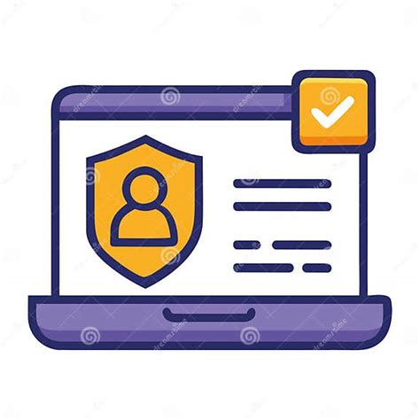 Verified Secure Login Icon Stock Illustration Illustration Of Data 359281191