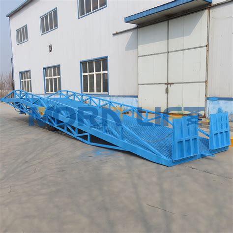 15t Mobile Hydraulic Car Truck Unloading Dock Ramp China Truck Unloading Ramps And 15t Mobile