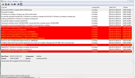SCCM Client Installation Error Codes System Center Dudes