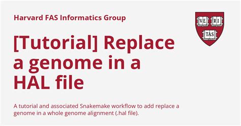 Tutorial Replace A Genome In A Hal File Harvard Fas Informatics Group