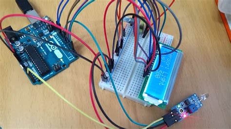 Arduino Uno로 포토다이오드 센서를 사용해 밝기에 따른 출력값 1602lcd에 표시하기 Youtube