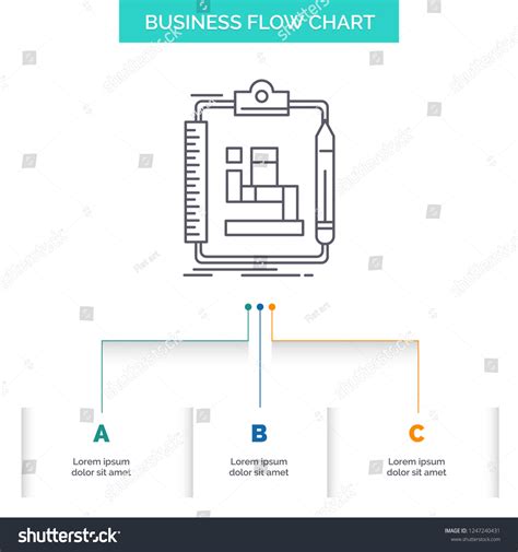 algorithm process scheme work workflow business stock vector royalty