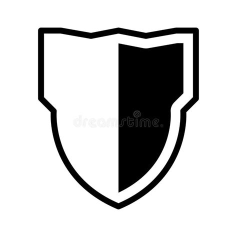Shield Icon In Vintage Style Protect Shield Security Stock Vector