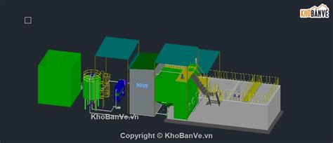 Bản vẽ thiết kế D P ID PFD chi tiết tank bồn bể cho khu xử lý nước thải Hệ thống xử lý