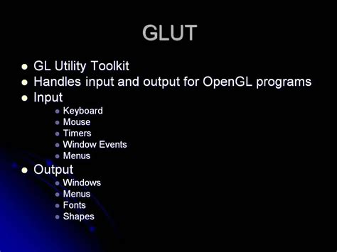 Ppt Glut Powerpoint Presentation Free Download Id1486692