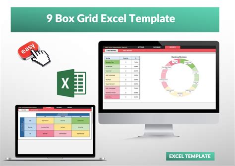 Box Grid Dashboard Template Box Grid Excel Template Etsy