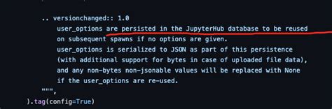 Using User Options Would Save Password Into Database Issue Jupyterhub Jupyterhub Example
